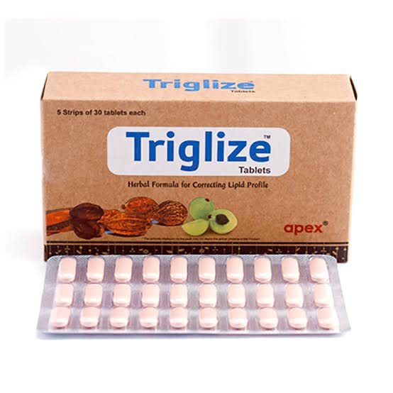 Triglize Tablets (5 Strips x 30 Tablets) - Helps Maintain Healthy Lipid ...