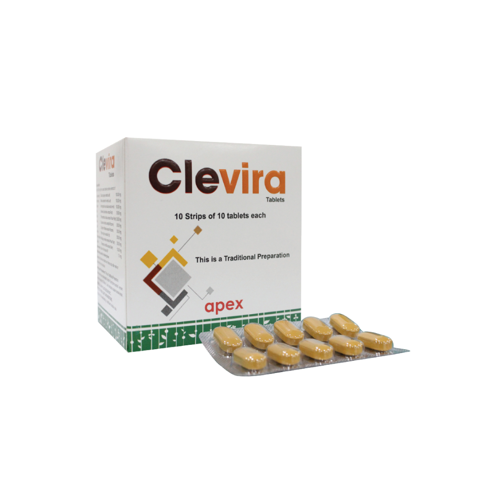 Clevira Tablets (10 Strips x 10 Tablets) - Immune System Booster, Flu ...