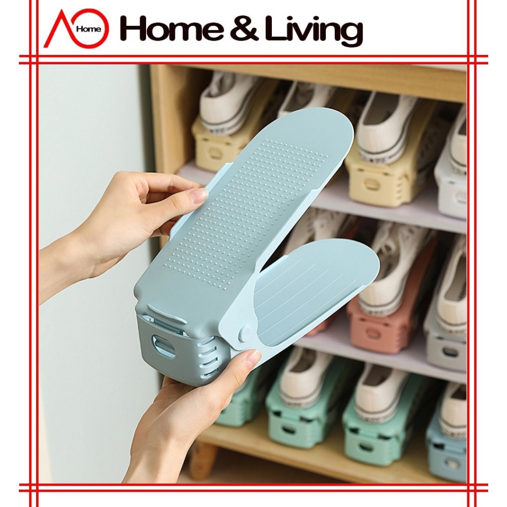 AO Home Angle Adjustable Shoe Display Stand Shoe Organizer Vertical ...