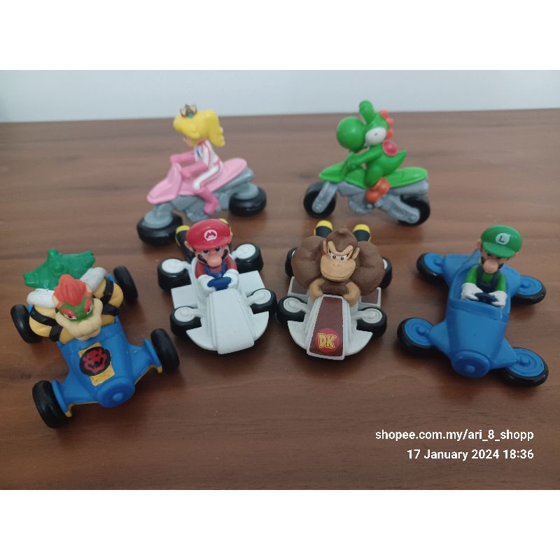 Super Mario characters on wheels Made for McDs | Shopee Malaysia