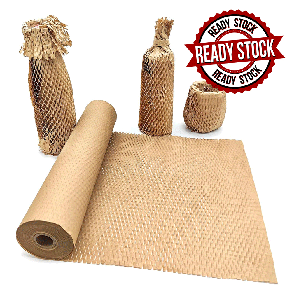 15 cm x 50 meter Honeycomb Brown Packing Paper Wrap Long Honeycomb ...