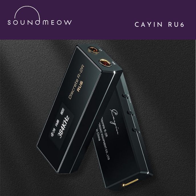 Cayin RU6 Portable USB DAC & Headphone Amplifier Dongle 24bit R2R DAC 4 ...