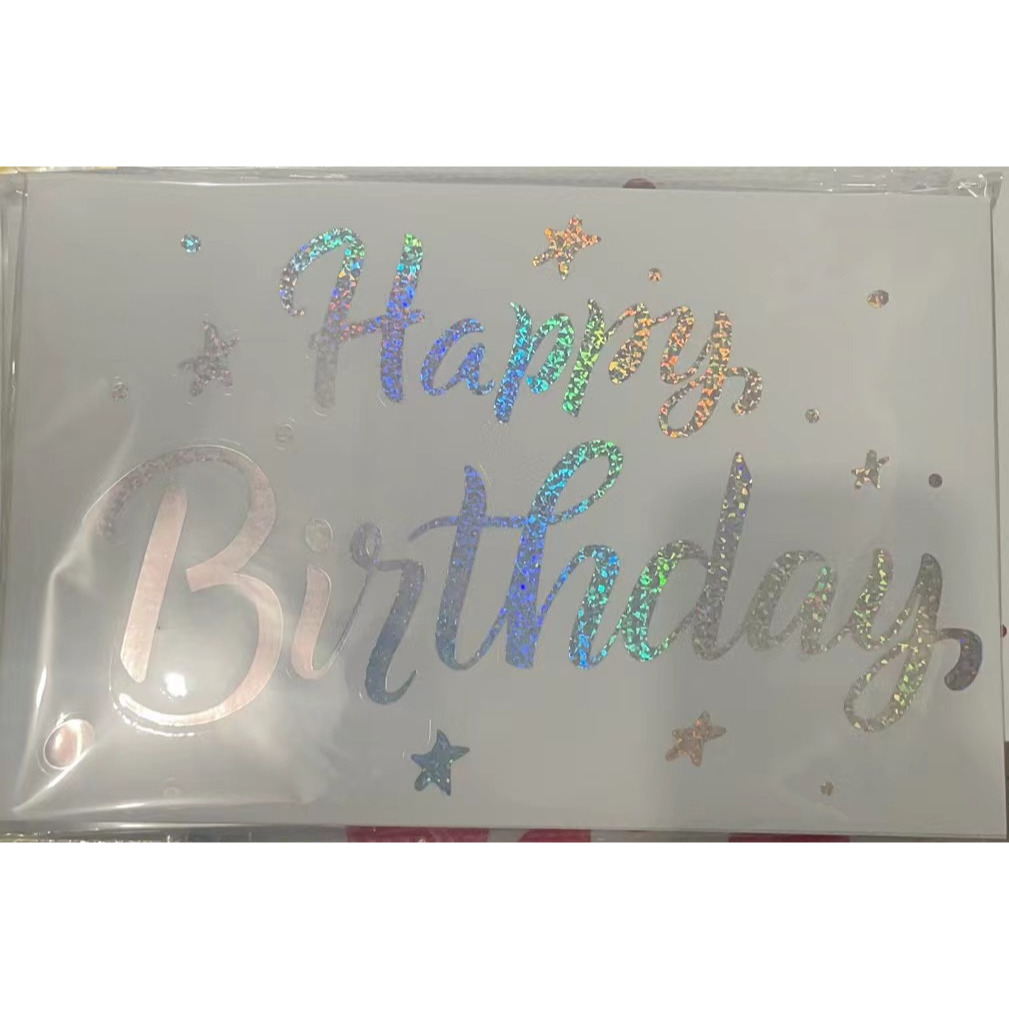 18-36 inch DIY Happy Birthday BOBO Balloon Belon Sticker Love You ...