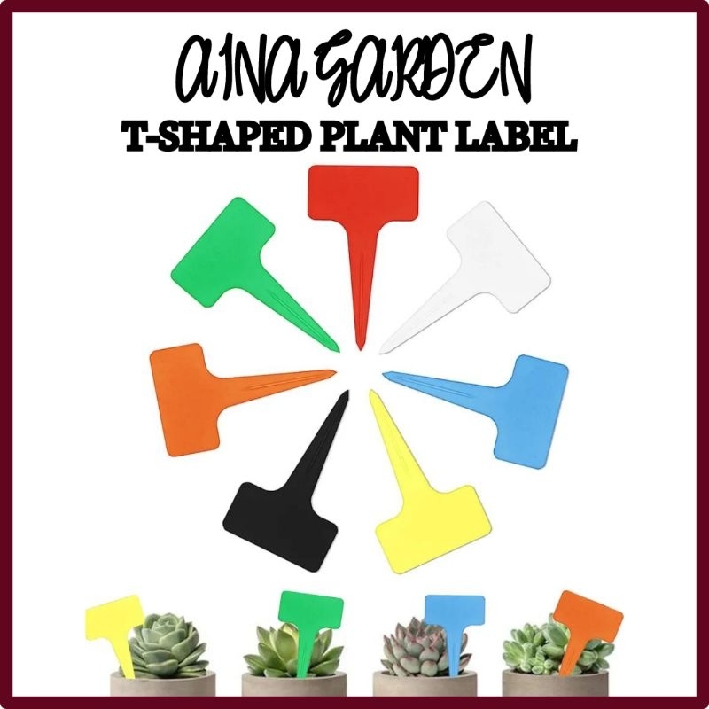 HSK PLASTIC PLANT LABEL T SHAPE WATERPROOF | PELASTIK PAPAN LABEL POKOK ...