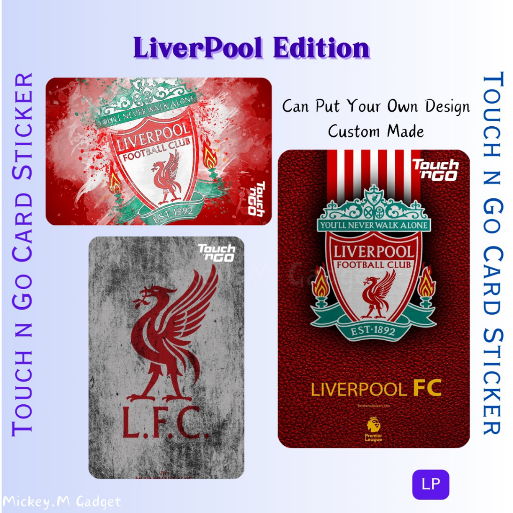 Liverpool Football Edition Touch n Go Card Sticker - ATM CARD SMART ...