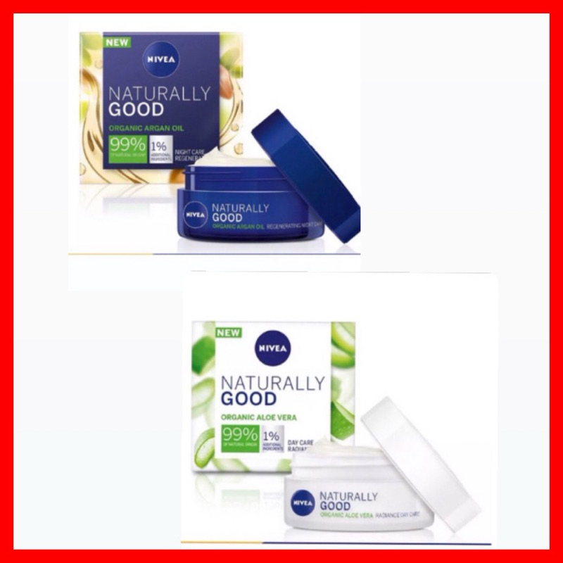 (Small Defect Bottle/No Box)Nivea Naturally Good Organic Argan Oil ...