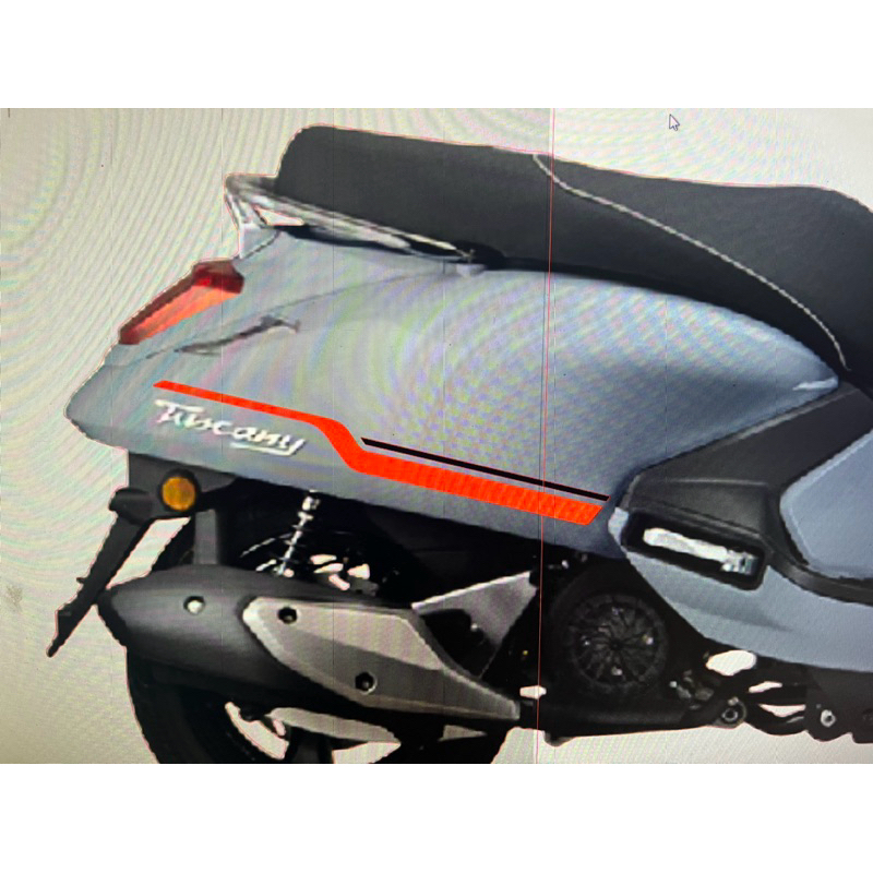 Stripe Sticker For Sym Tuscany | Shopee Malaysia