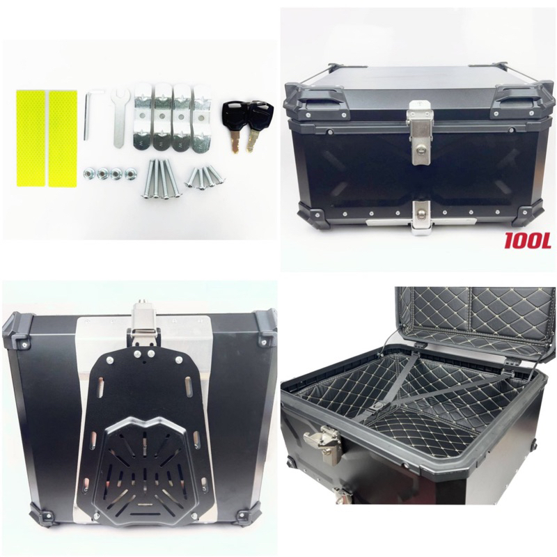 TOP BOX ALUMINIUM VERSION V3 TERBARU NEW ( X SERIES ) KAWASAKI YAMAHA ...