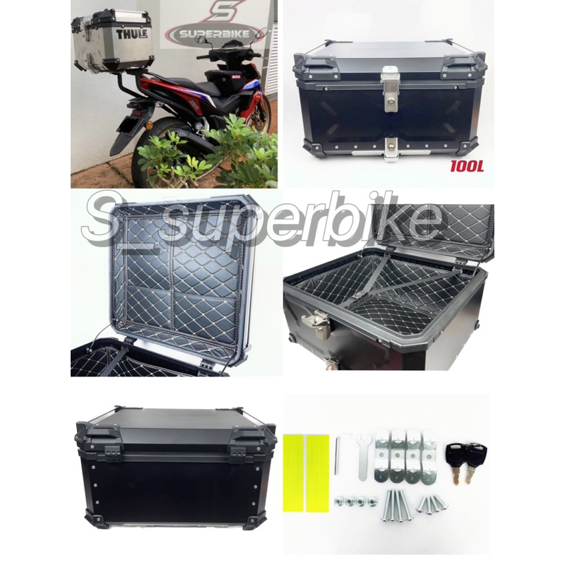 TOP BOX ALUMINIUM VERSION V3 TERBARU NEW ( X SERIES ) KAWASAKI YAMAHA ...