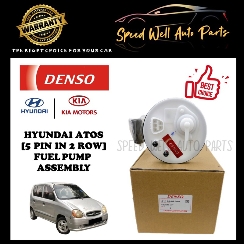 HYUNDAI ATOS NEW MODEL (2002-2005) 5PIN IN 2 ROW FUEL PUMP ASSEMBLY ...