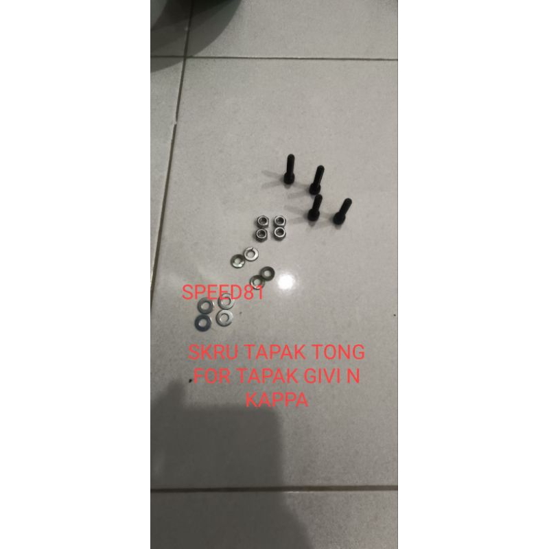 SKRU TAPAK GIVI N KAPPA GETAH GIVI CAP GIVIM5M | Shopee Malaysia