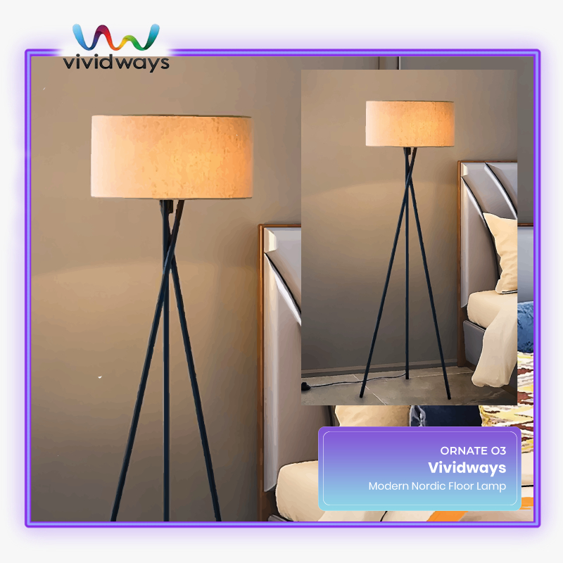 K2 VIVIDWAYS Floor Lamp ORNATE O3 Modern Nordic Stand Lamp/Floor Lamp ...