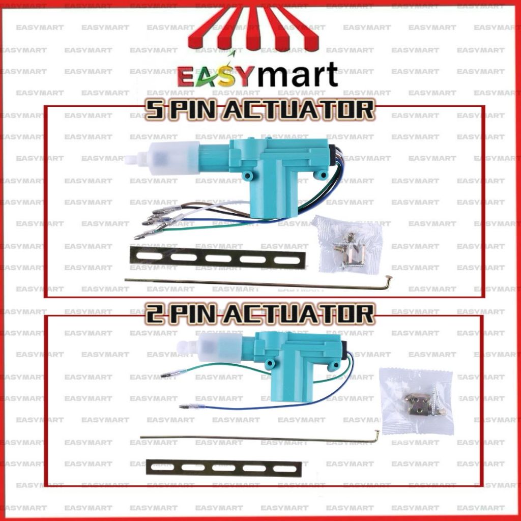 Universal Actuator Gun Power Central Lock Motor 2 or 5 Wires Center ...