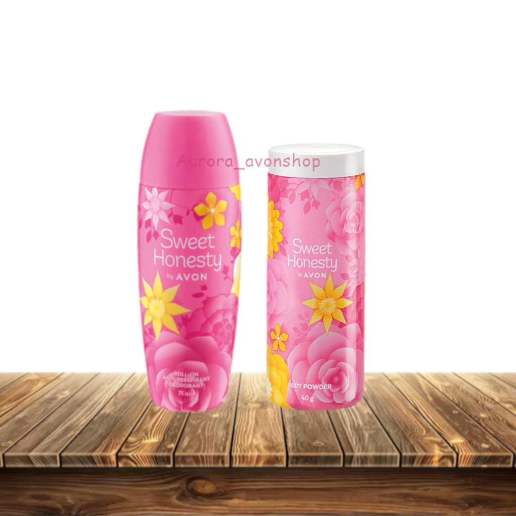 Avon Sweet Honesty Roll-On 75ml & Body Powder 40g Set | Shopee Malaysia