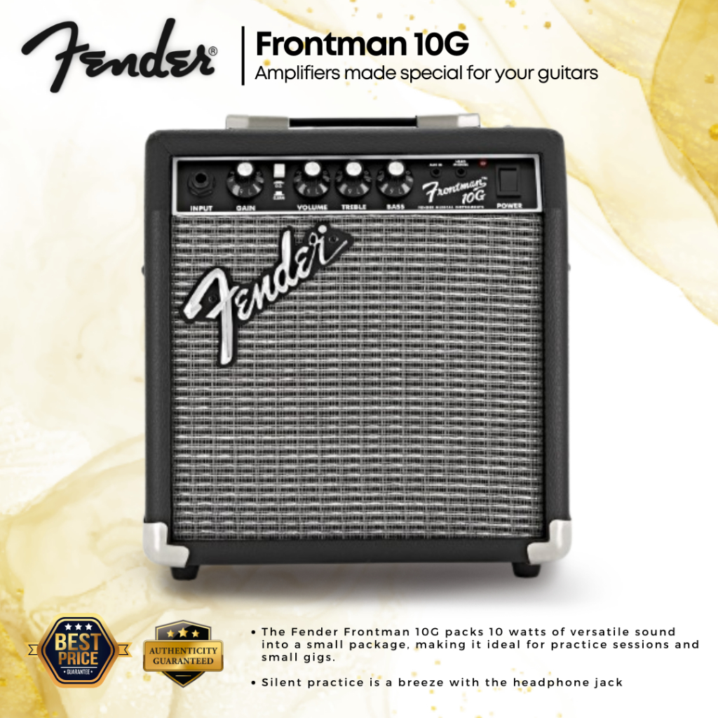 FENDER Frontman 10G Guitar Combo Amplifier (Fender 10 / Frontman 10 ...