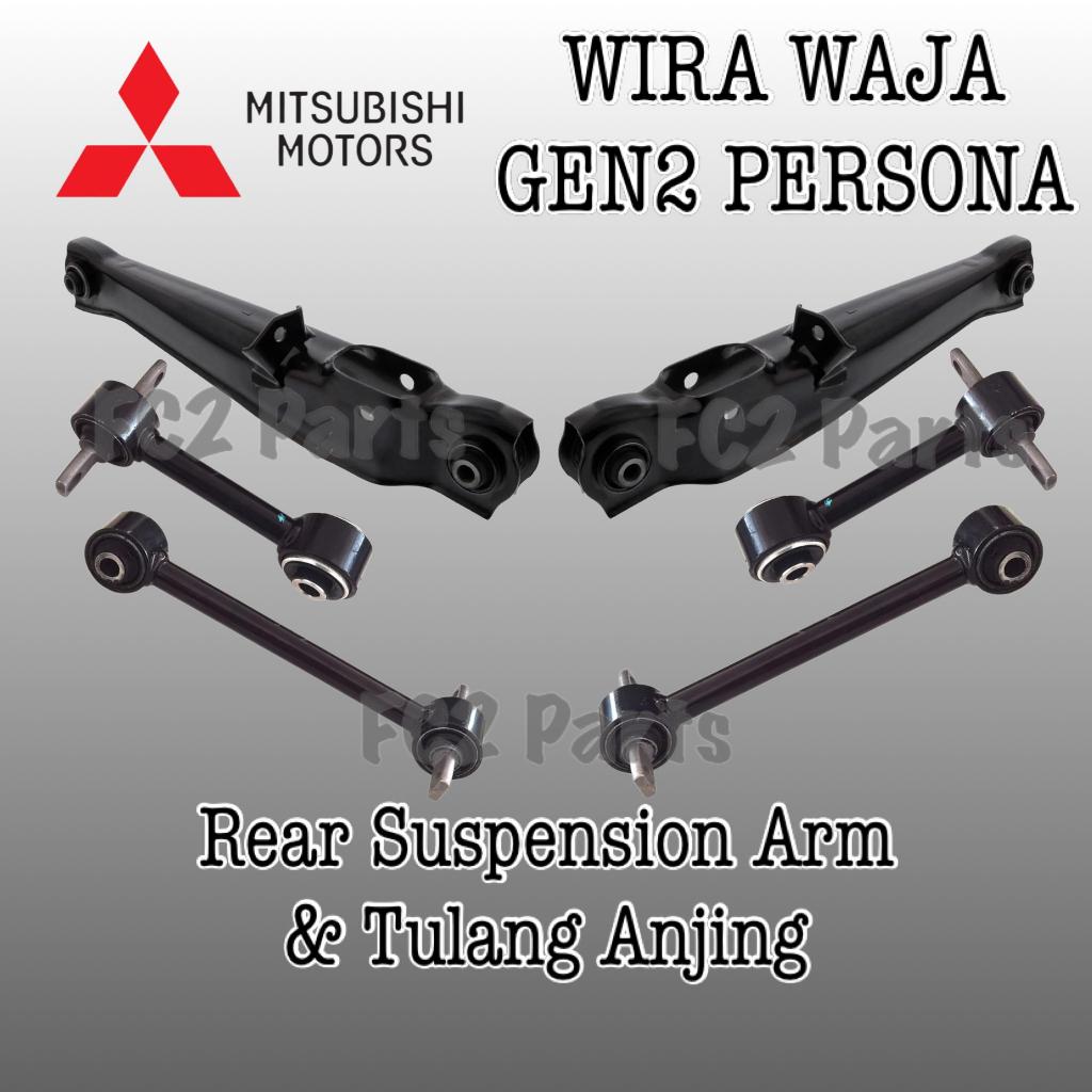 OEM Mitsubishi 1car 6pcs Proton Wira Waja Gen2 Persona REAR Suspension ...