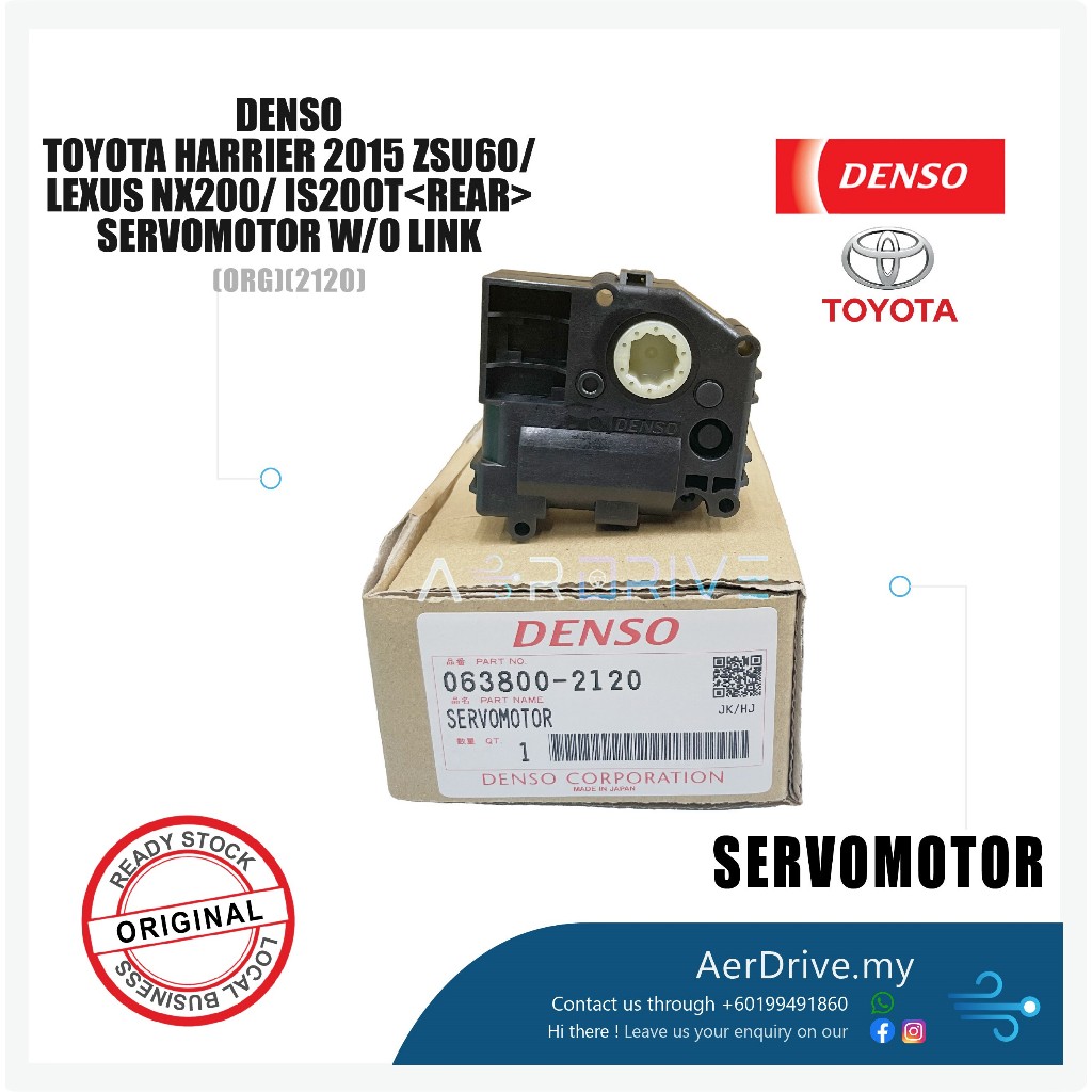 DENSO TOYOTA HARRIER 2015 ZSU60/ LEXUS NX200/ IS200T SERVOMOTOR W/O ...