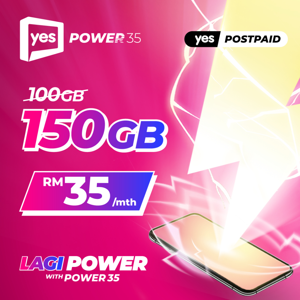 Yes Power 35 Postpaid Plan | Shopee Malaysia