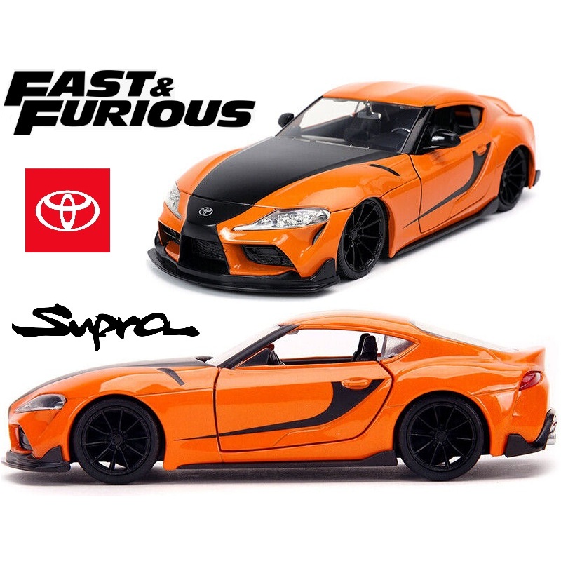 1/32 Alloy Diecast Model Vehicle Car Toyota Supra Model Toy Pull Back ...