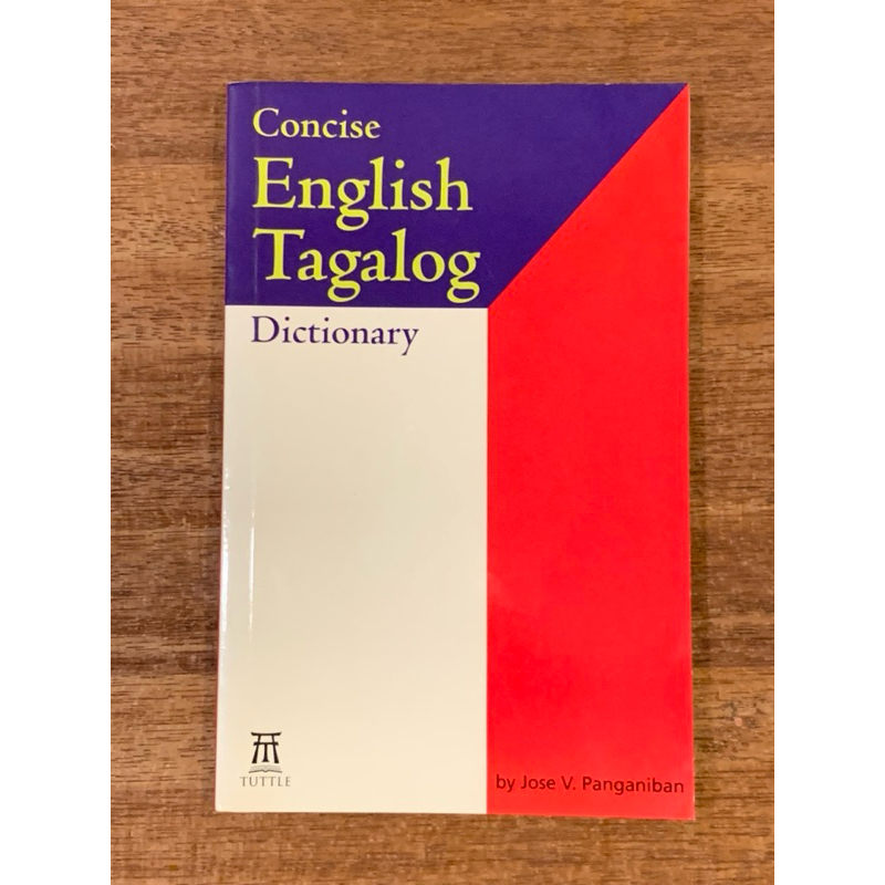 Concise English Tagalog Dictionary book by Jose V. Panganiban | Shopee ...