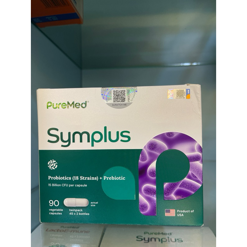 * Latest Packaging * Puremed Symplus ( 45s / 2x45s Veg Caps ...