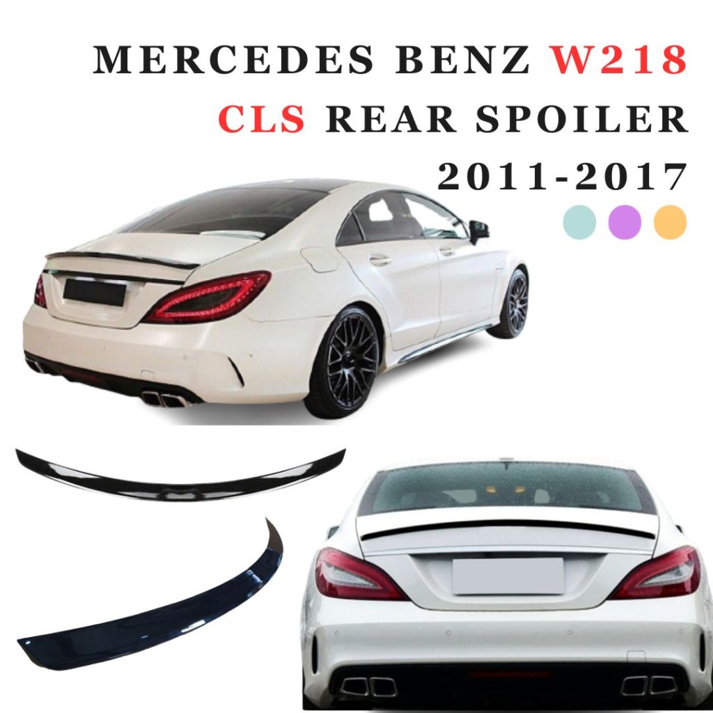 Mercedes Benz CLS Class C218 W218 Rear Spoiler - Gloss Black | Shopee ...