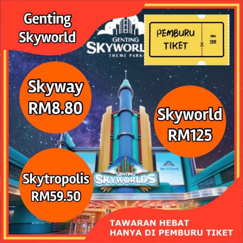 [PM HARGA PROMO] Skyworld & Skytropolis Genting Highland | Shopee Malaysia