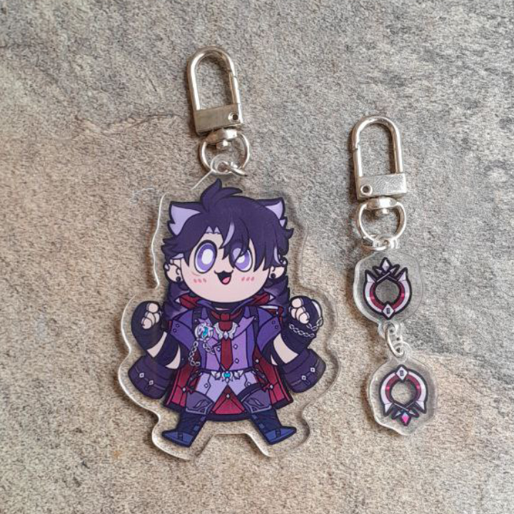 Acrylic Keychains | Genshin Impact Fontaine | Wriothesley Neuvillette ...