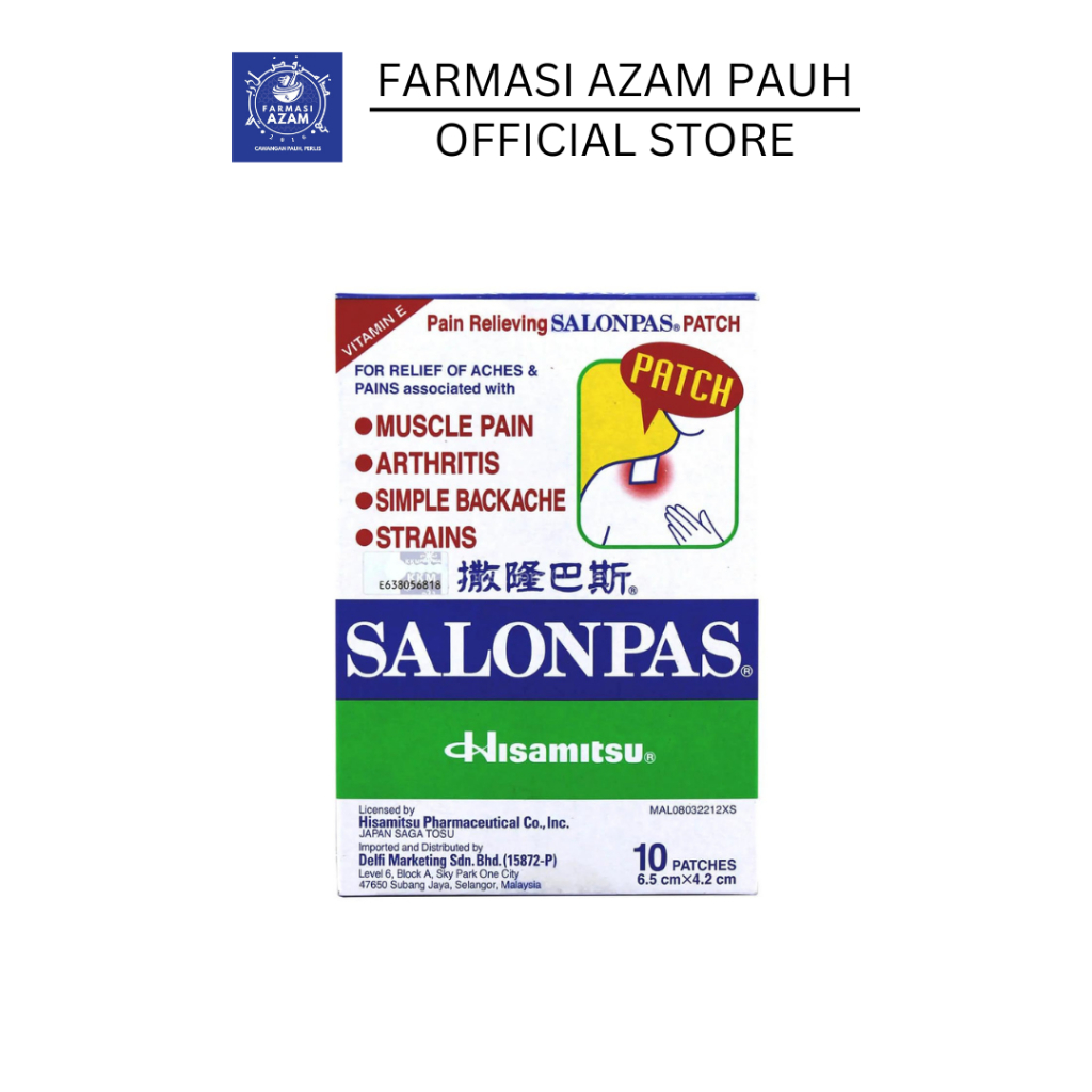 SALONPAS 10'S 6.5CMX4.2CM | Shopee Malaysia