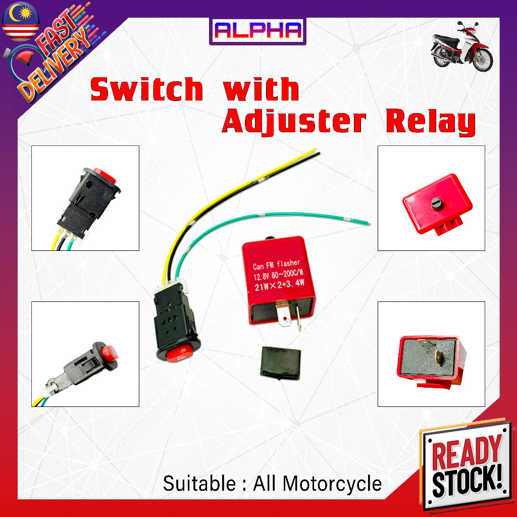 UNIVERSAL MOTORCYCLE RSX Y15ZR V2 R25 V2 R15 V3 VARIO SWITCH WITH ...