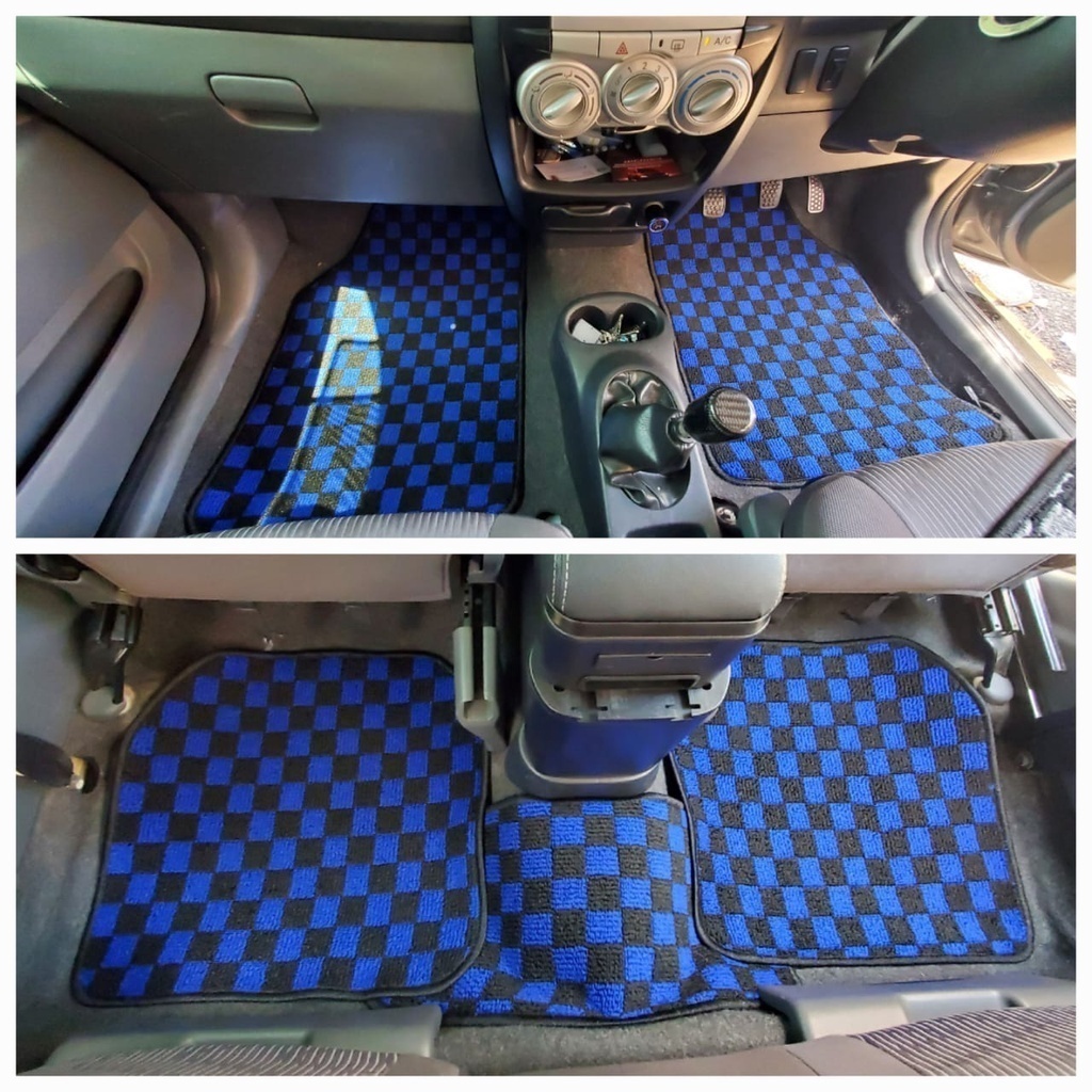 5pcs HONDA CITY 2014 2019 CARPET Full Seat Checkmate Carpet Dadu Karpet ...