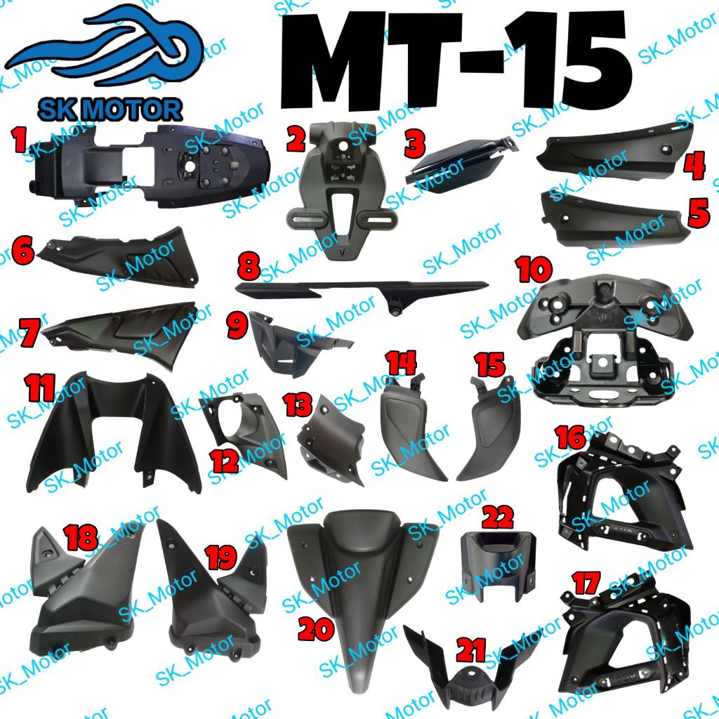 Yamaha MT15 MT-15 Original Inner Cover Full Set Kaver Hitam Black Panel ...