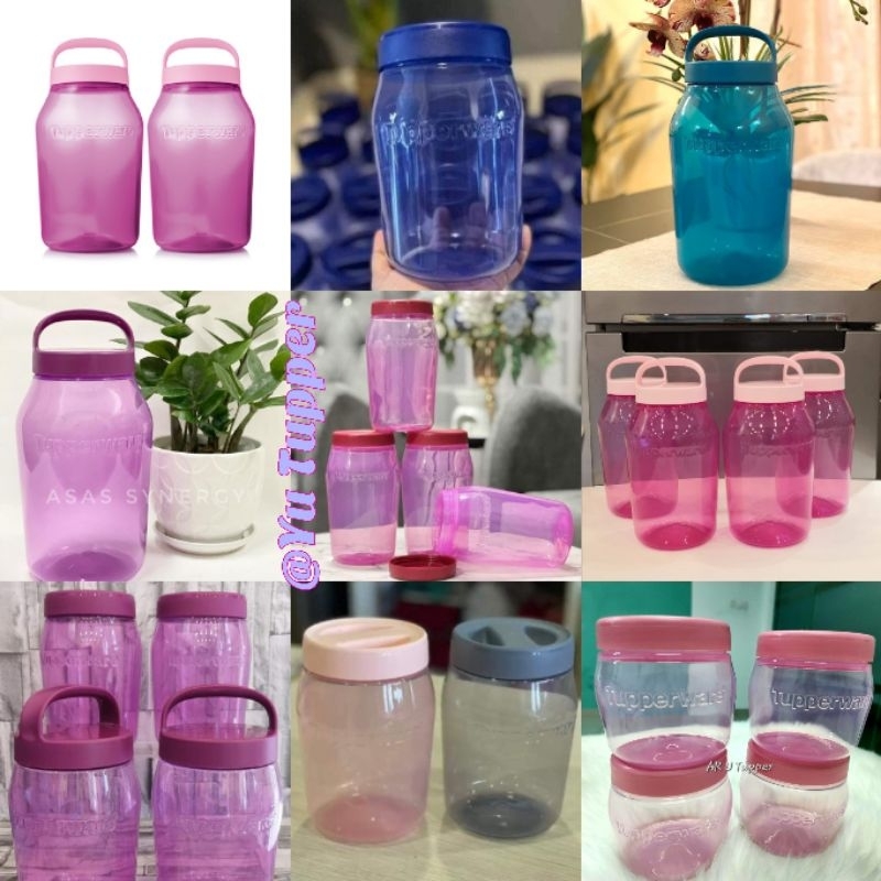 TUPPERWARE Universal Jar 325ml, 550ml, 825ml, 1.5L, 4.5L | Balang Kuih ...