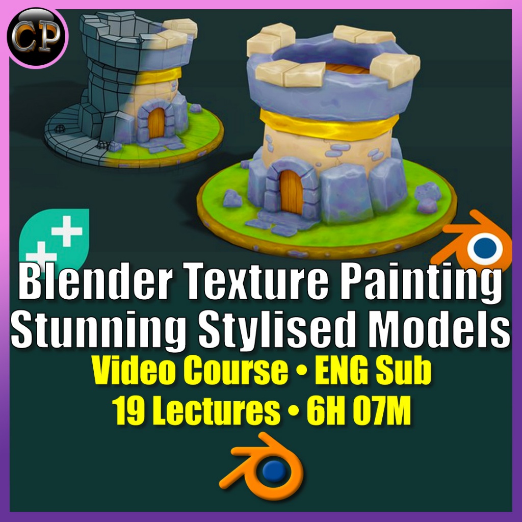 Blender Texture Painting Stunning Stylised Models Course - Video Course For PC Windows, Blender ...