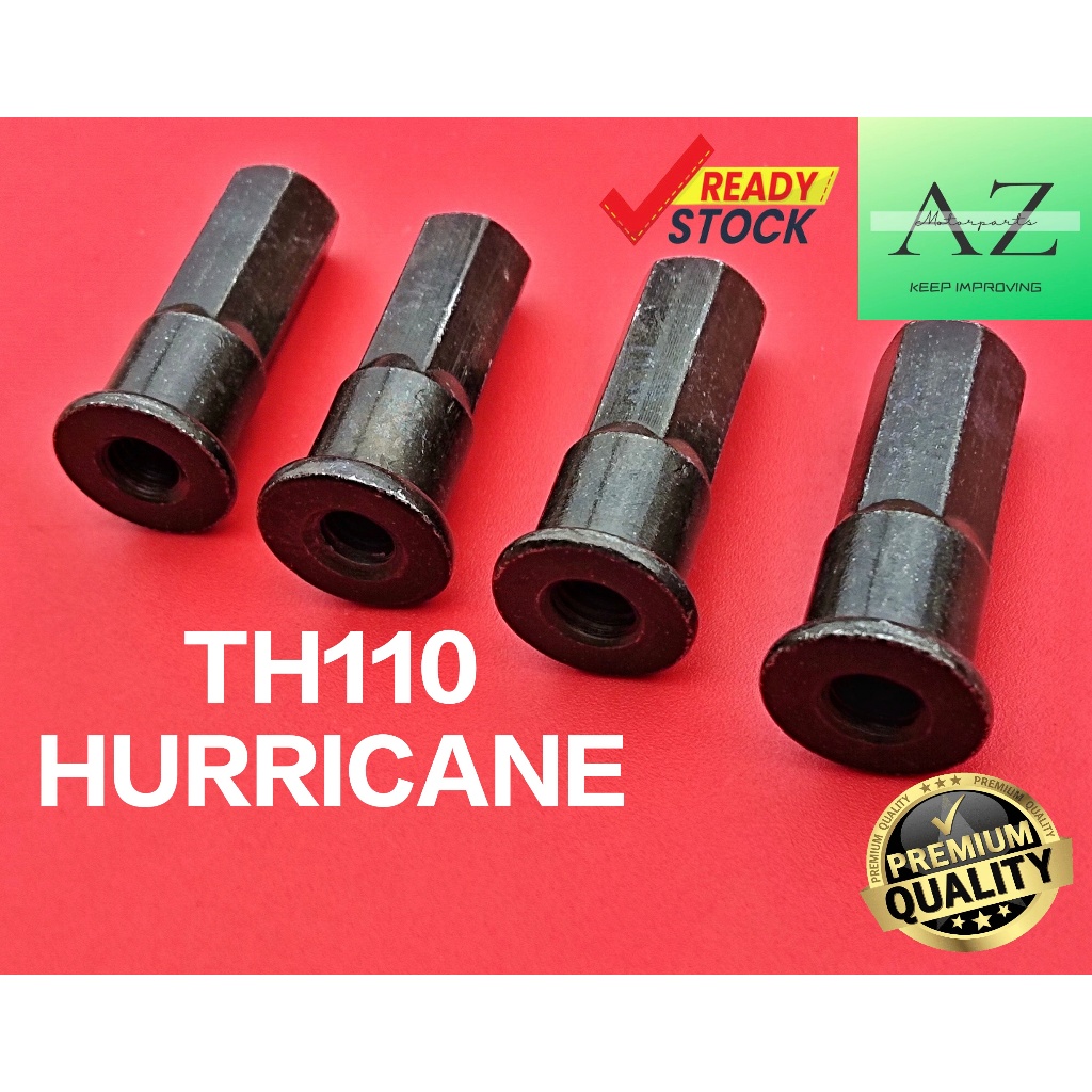 HONDA TH110 HURRICANE NUT HEAD BLOCK ( 4 BIJI ) | Shopee Malaysia