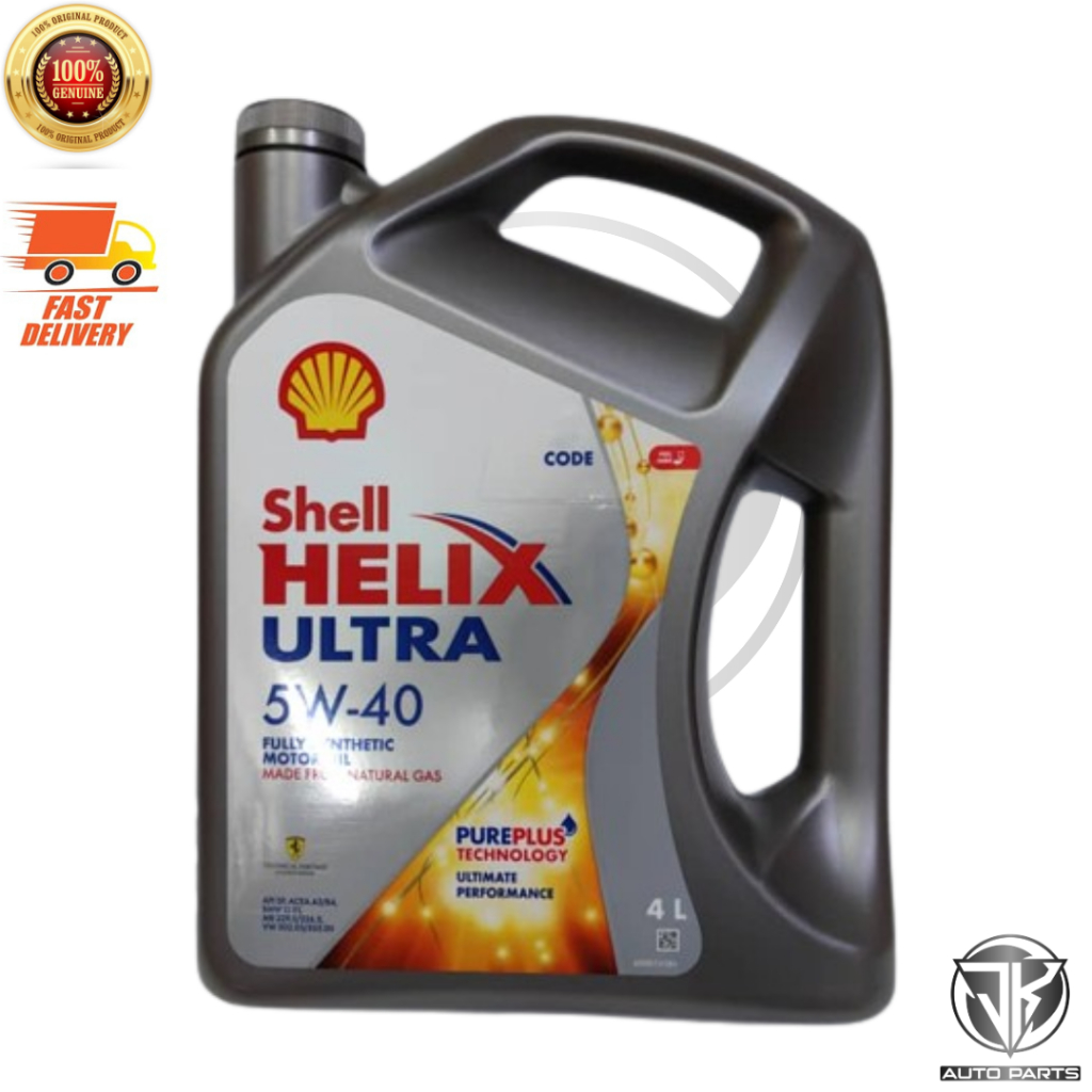 SHELL HELIX ULTRA 5W40 FULLY SYNTHETIC ENGINE OIL (4LITERS) | Shopee ...
