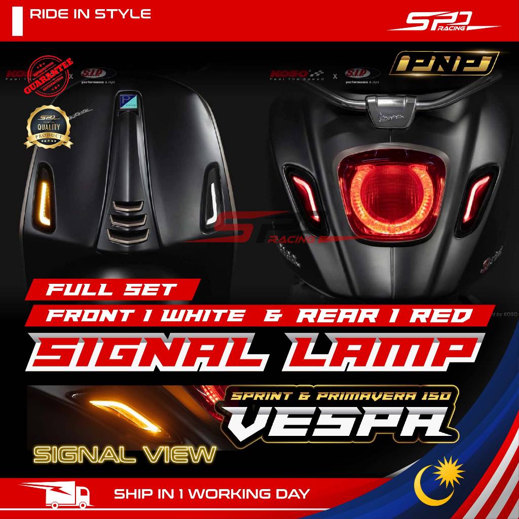 VESPA Signal Lamp LED I Front + Rear Set I NEW 2024 KOSO For Vespa ...