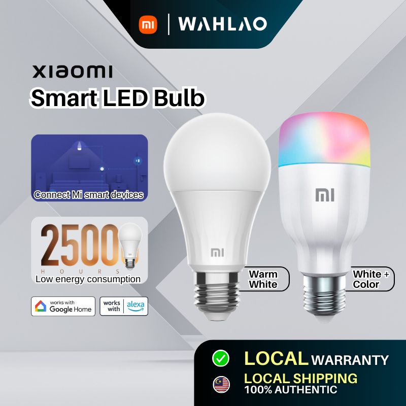 Xiaomi Mi Smart LED Bulb Essential Works with Google Assistance & Alexa ...
