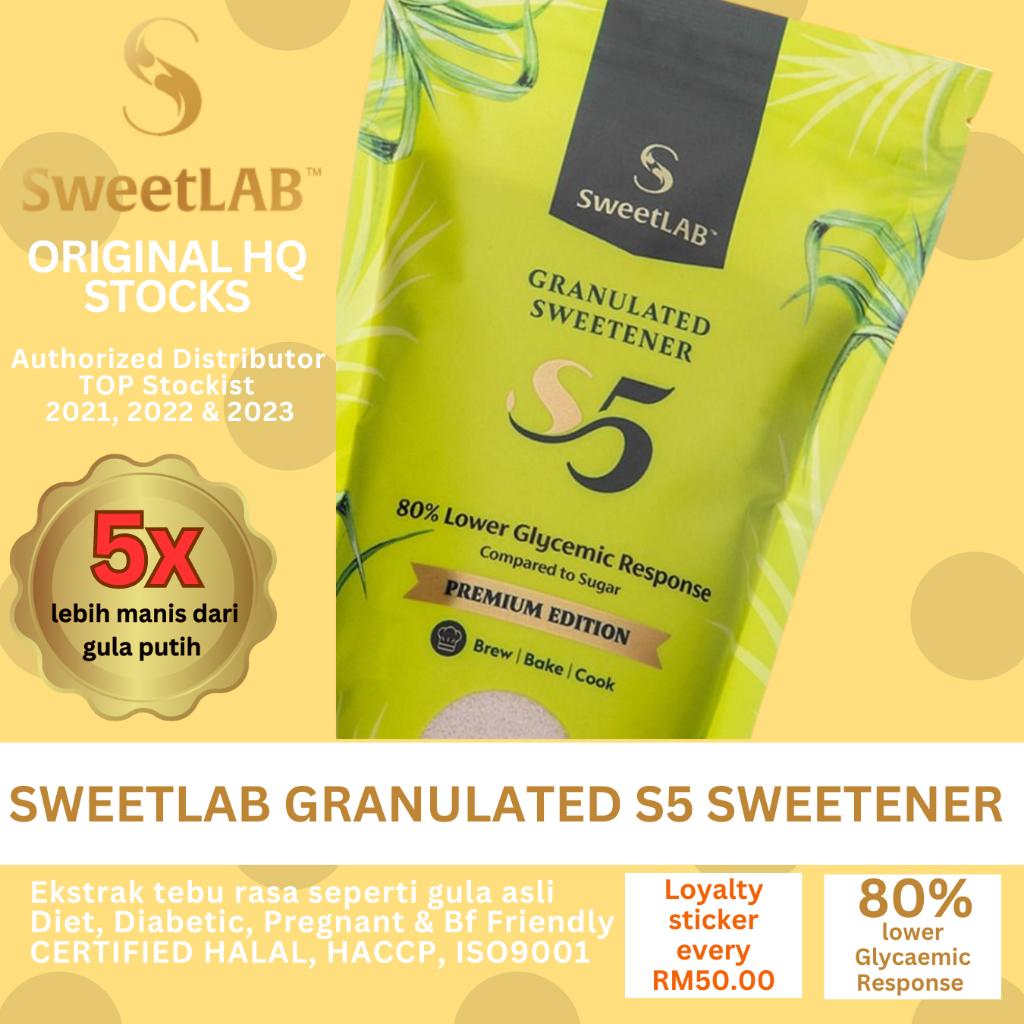 SWEET HEALTH Sweetlab S5 Granulated Sweetener (Exp:NOV 25) | Shopee ...