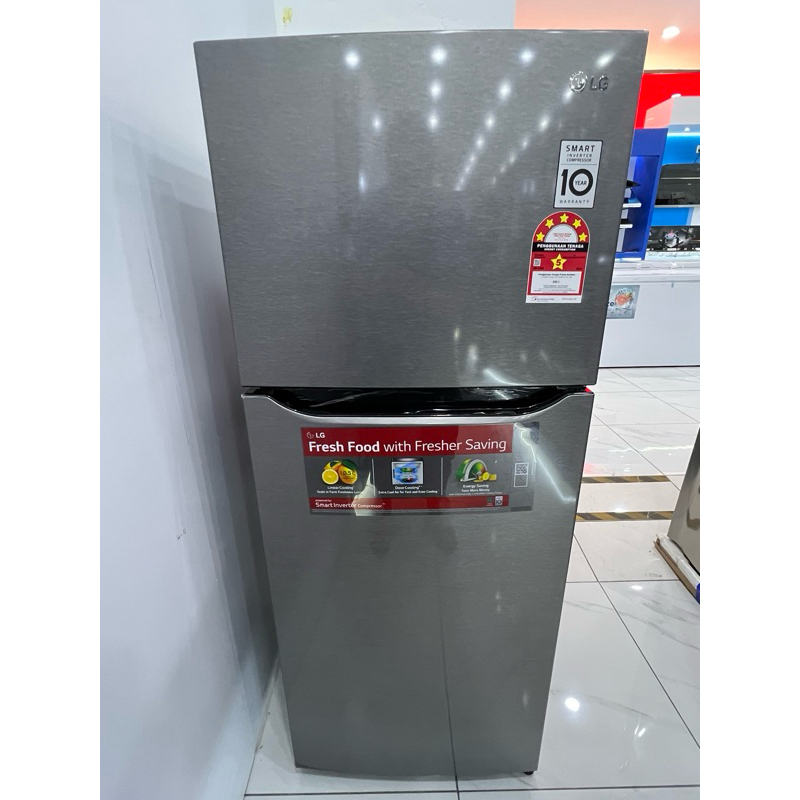 LG Twin Door Refrigerator/ 2 pintu peti ais/ Peti sejuk 202L & 225L | Shopee Malaysia