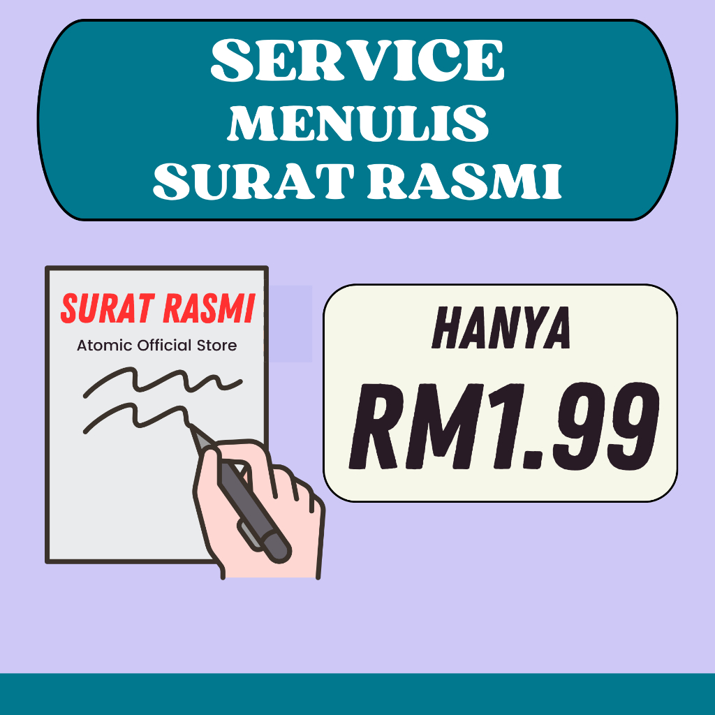 🔥Upah Buat Surat Rasmi🔥 Servis Menulis Surat Rasmi Profesional Termasuk ...