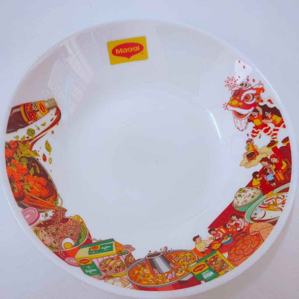 Original Nestle Maggi Luminarc CNY Plate | Shopee Malaysia