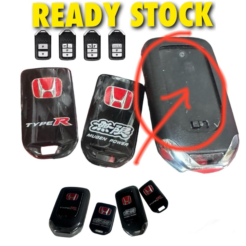 keyless honda type r mugen casing logo sticker honda city honda jazz ...