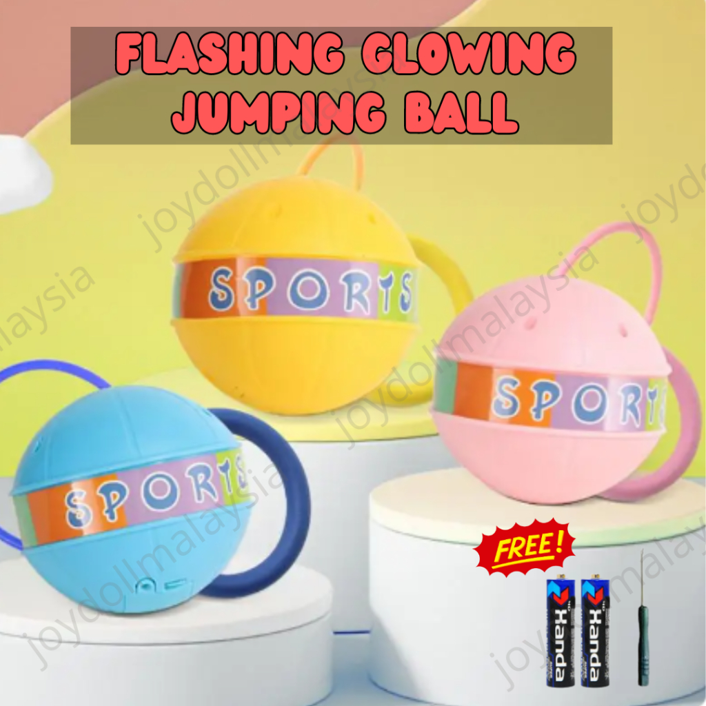 [ READY STOCK ] Flashlights Jumping Ball Bouncing Ball Fitness Exercise ...