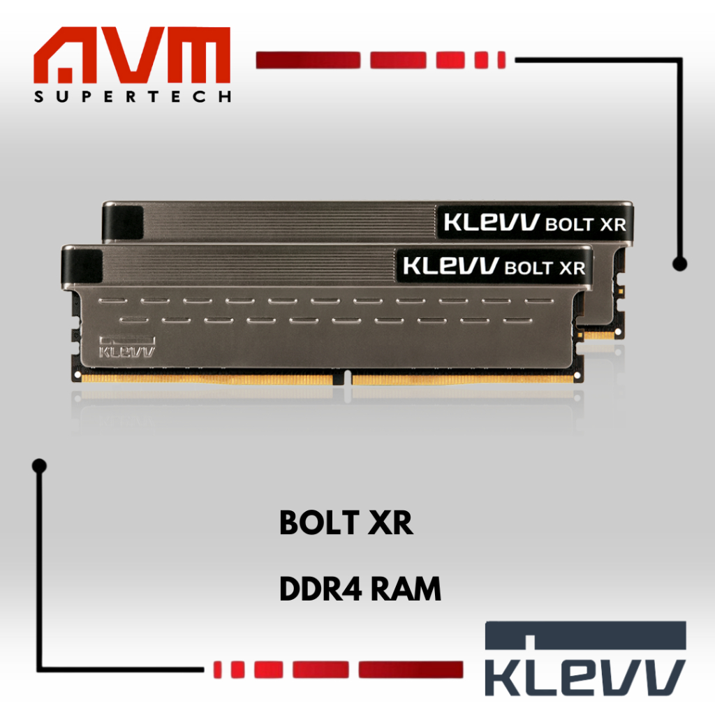 AVM KLEVV BOLT XR 3600MHZ / 4000MHZ DDR4 Gaming Memory DIMM RAM - 16GB ... AVM KLEVV BOLT XR 3600MHZ / 4000MHZ DDR4 Gaming Memory DIMM RAM - 16GB ...