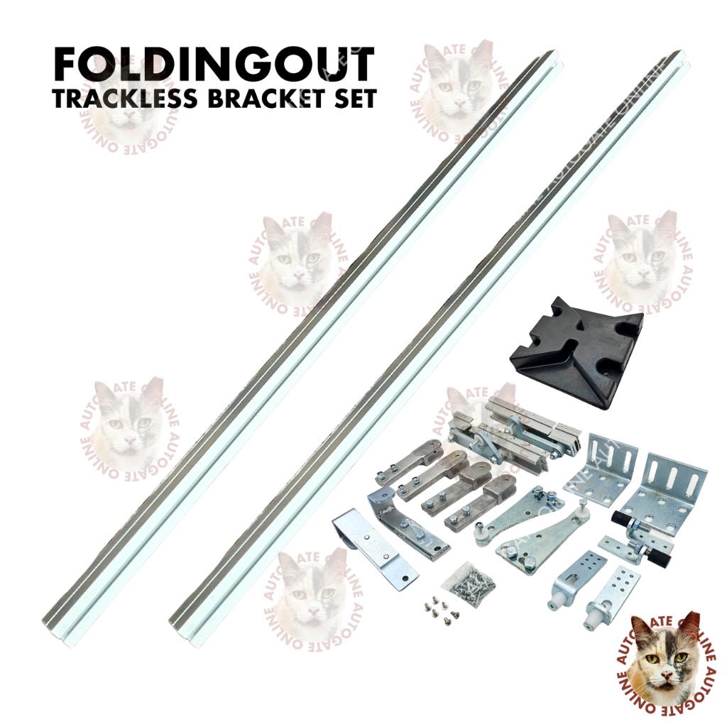 AUTOGATE AST 222 TRACKLESS FOLDING BRACKET SET W/O MOTOR 保证正品 AUTHENTIC ...