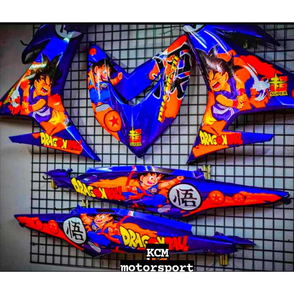 COVERSET Y15 ZR V1,V2 DESIGN DRAGON BALL (SIAP TAMPAL) | Shopee Malaysia