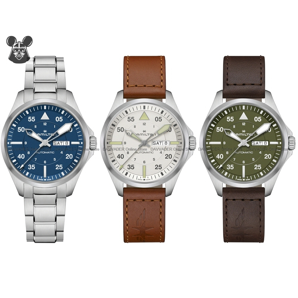 HAMILTON H64635140 H64635550 H64635560 Men's Watch KHAKI AVIATION PILOT ...