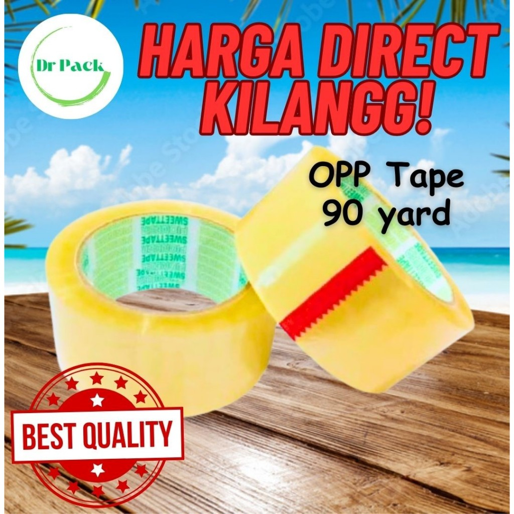 DR.PACK OPP TAPE 12MM / 18MM / 24MM / 48MM THICKNESS 40MIC / 43MIC ...