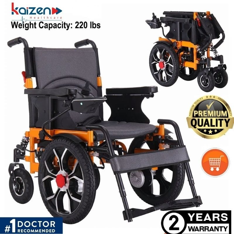📣KAIZEN STORE MALAYSIA 📣 Foldable Electric Wheelchair Automatic Folding Power Chair Mobility ...
